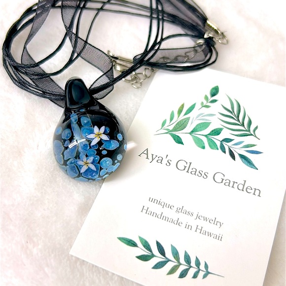 Artisan | Jewelry | Hawaii Artist Ayano Handmade Glass Art Necklace ...